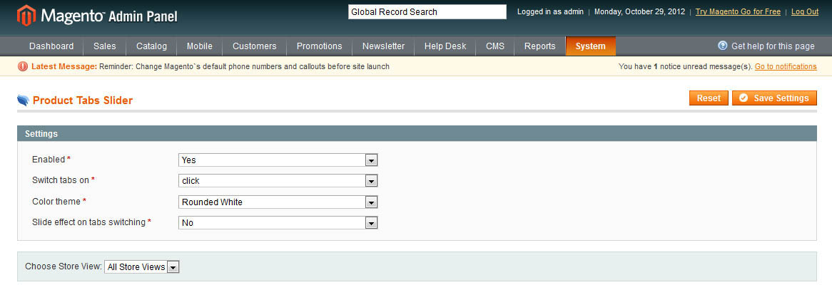 Product Tabs UserGuide
